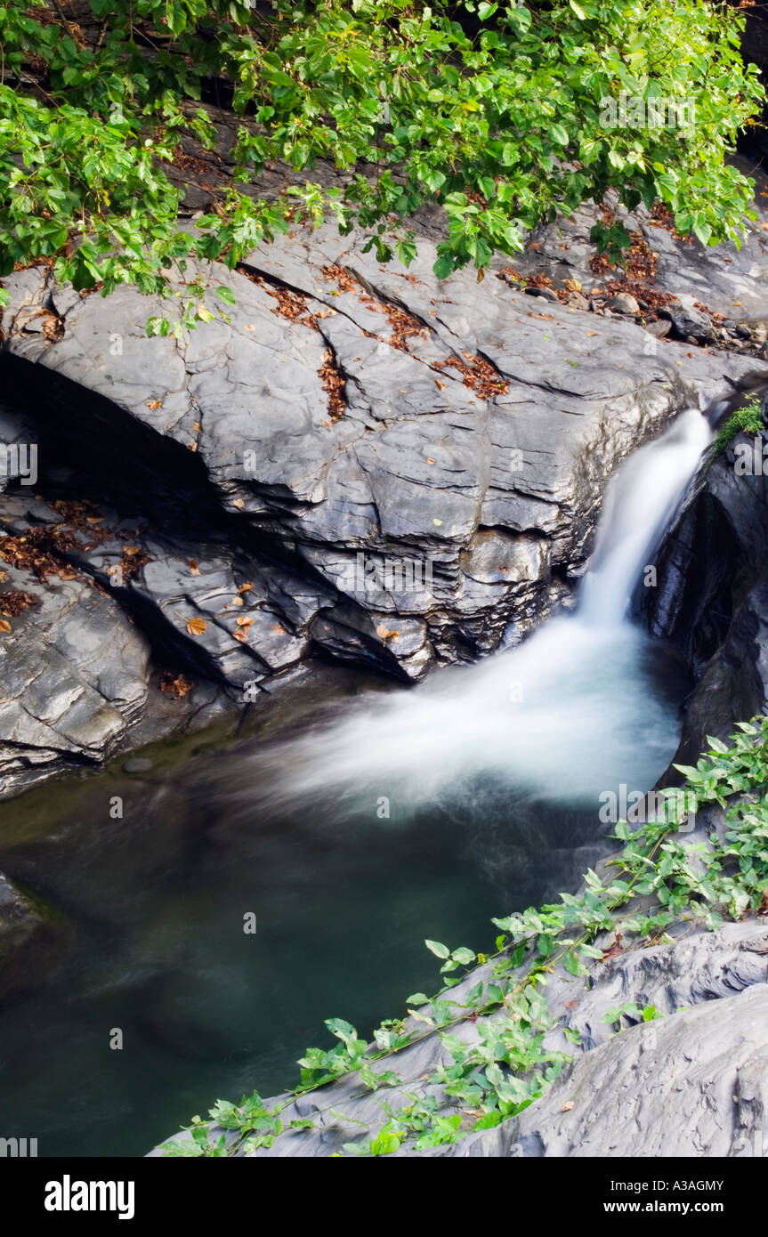 Qingren valley waterfall valley scenery Maolin Kaoshiung County Taiwan ...