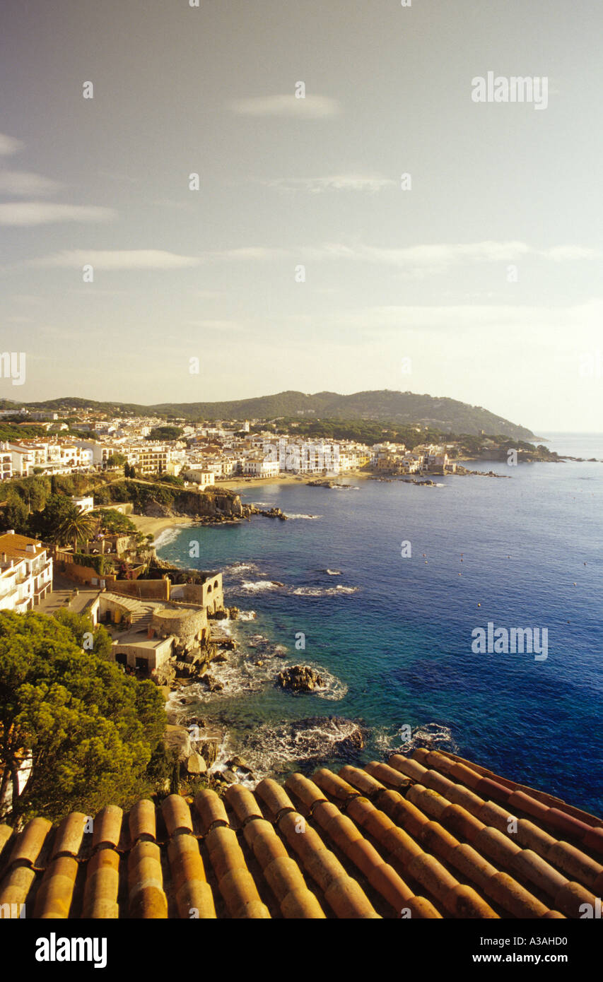 Spain, Catalonia, Costa Brava, city on beach Stock Photo - Alamy