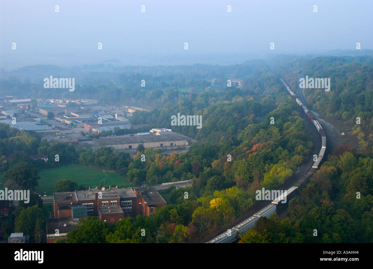 transportation freight train long Stock Photo - Alamy