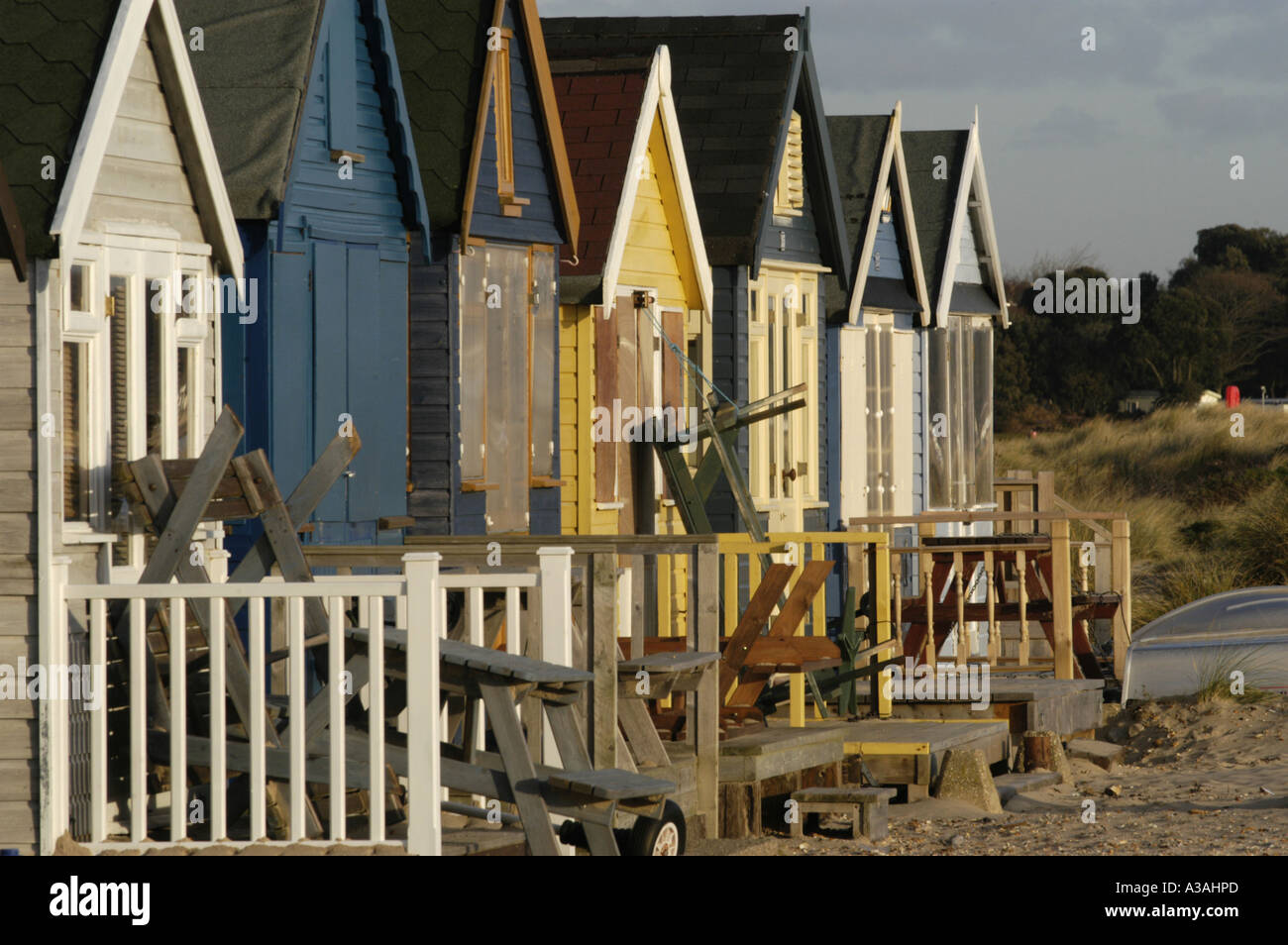 Beach Huts on Mudeford Sandbank, Dorset.The most expensive beach hut ...