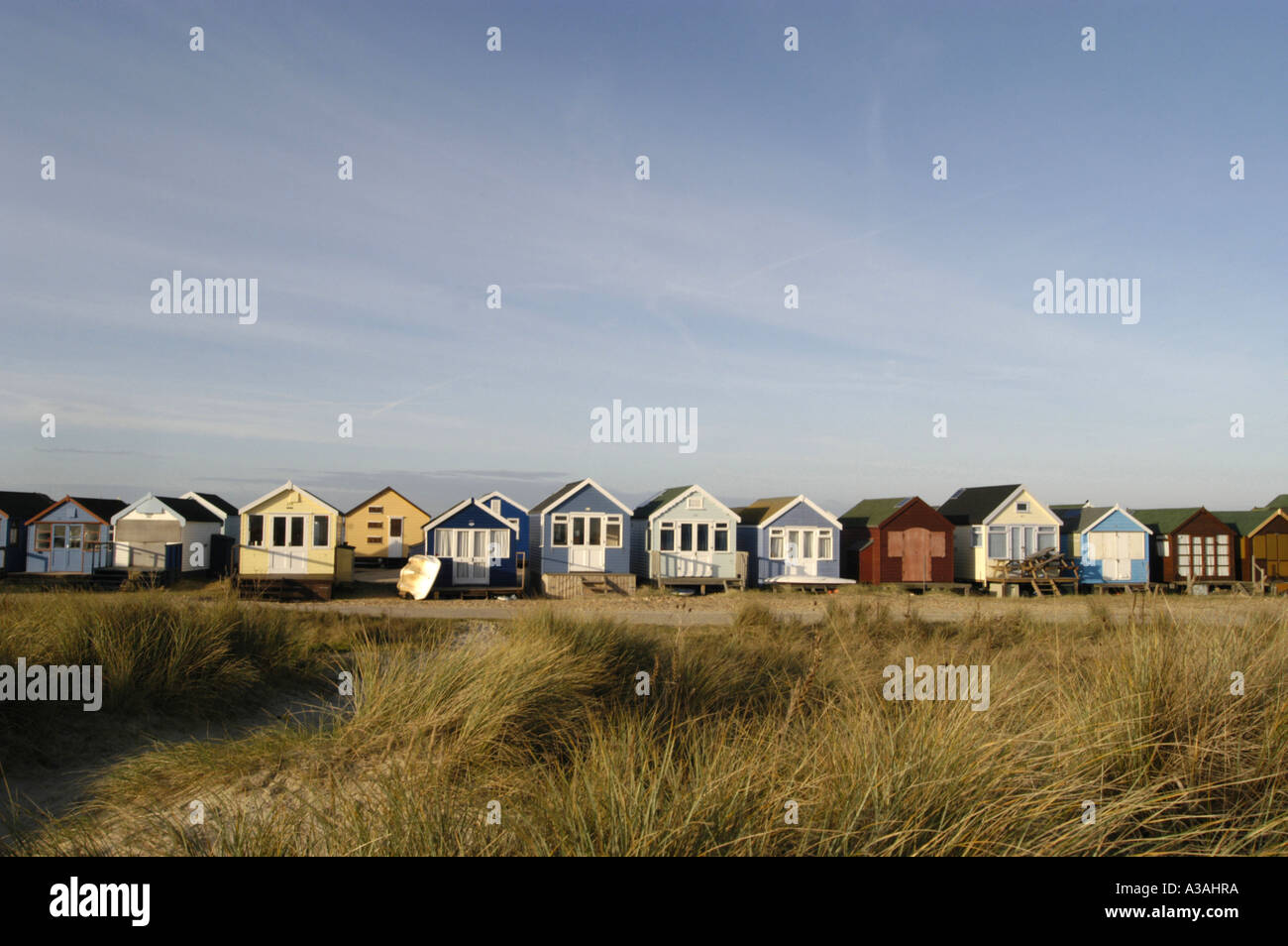 Beach Huts on Mudeford Sandbank, Dorset.The most expensive beach hut ...
