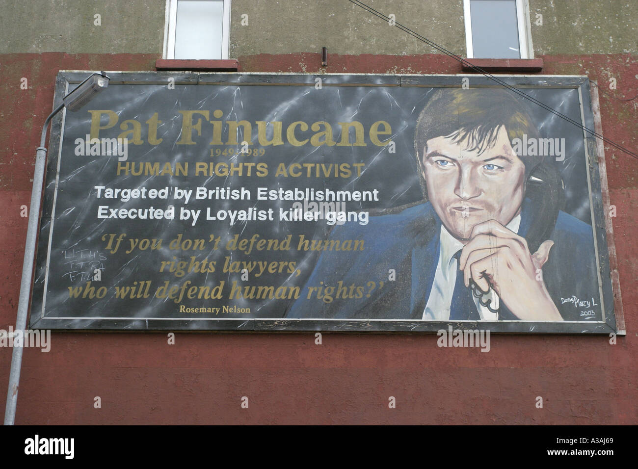 Finucane murder hi-res stock photography and images - Alamy