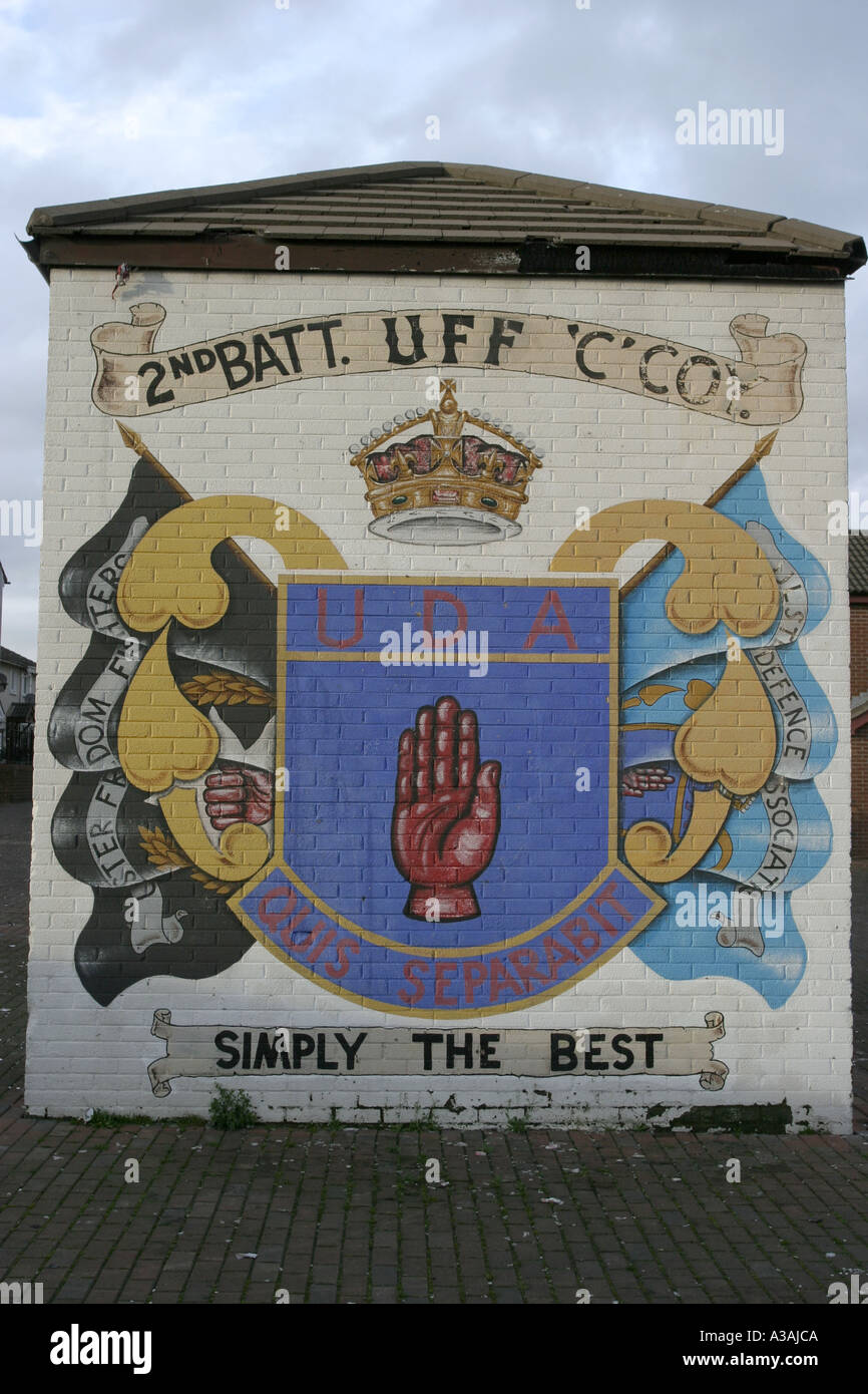 uf uda loyalist terrorist wall mural shankill road belfast northern ...