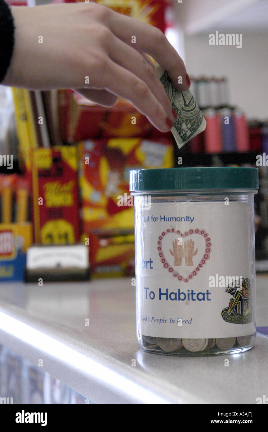 Contribution Jar 2 Stock Photo - Alamy