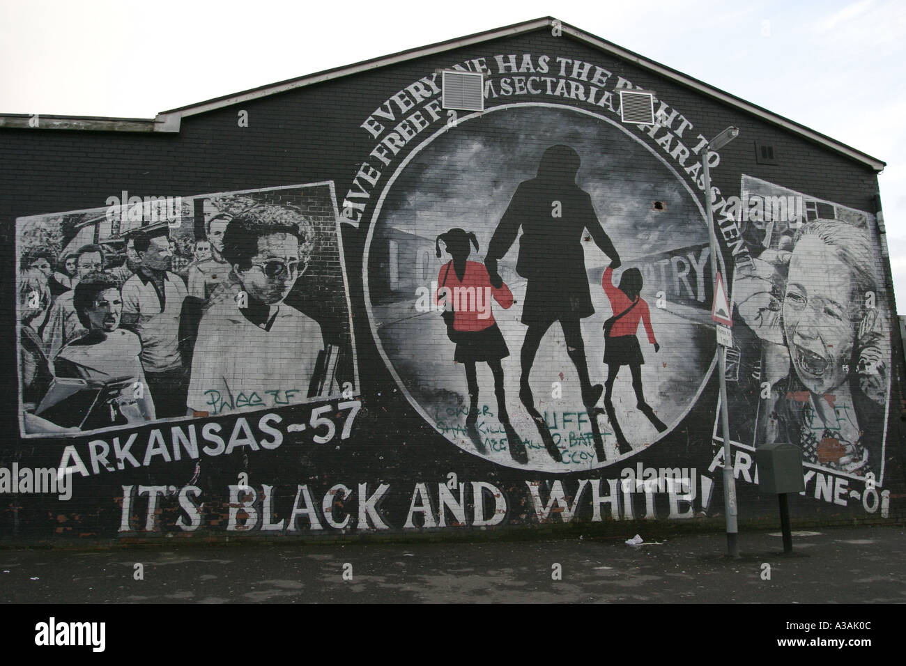 discrimination wall mural republican ardoyne north belfast northern ...