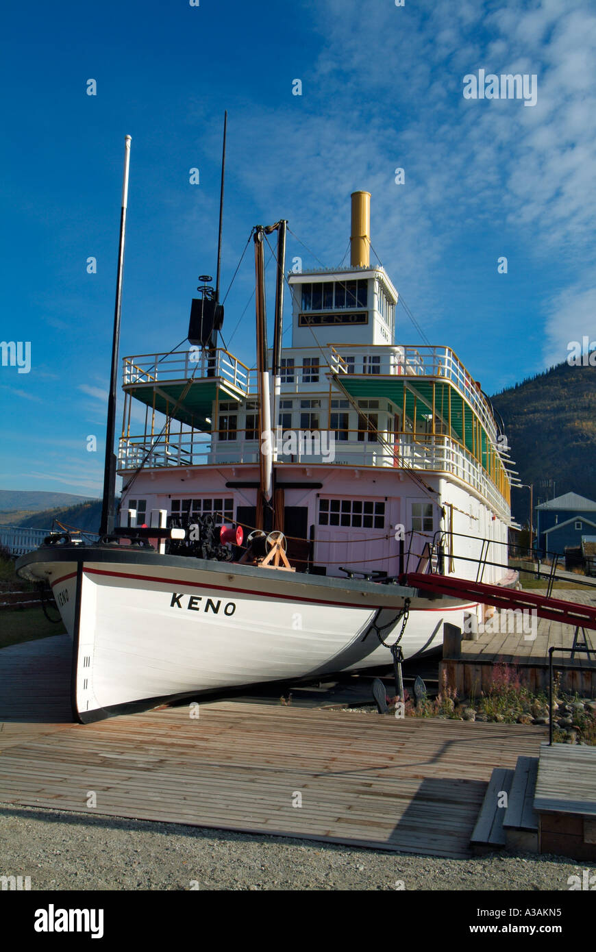SS Keno, Paddle steamer, sternwheeler, Dawson City, Yukon, Canada Stock ...