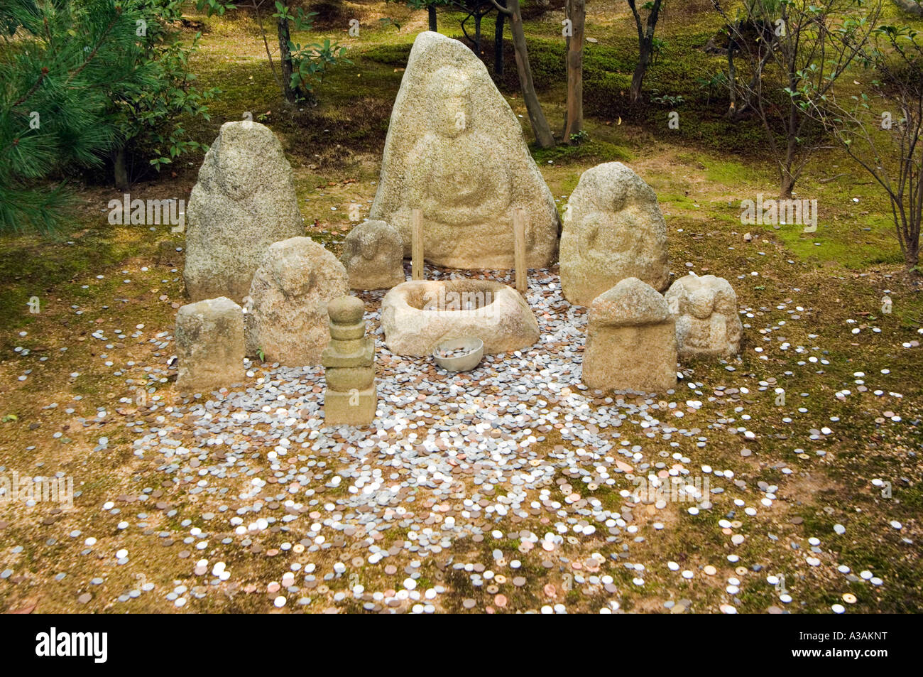 money offerings for wishes Kinkakuji Golden Pavillion Temple Kyoto ...