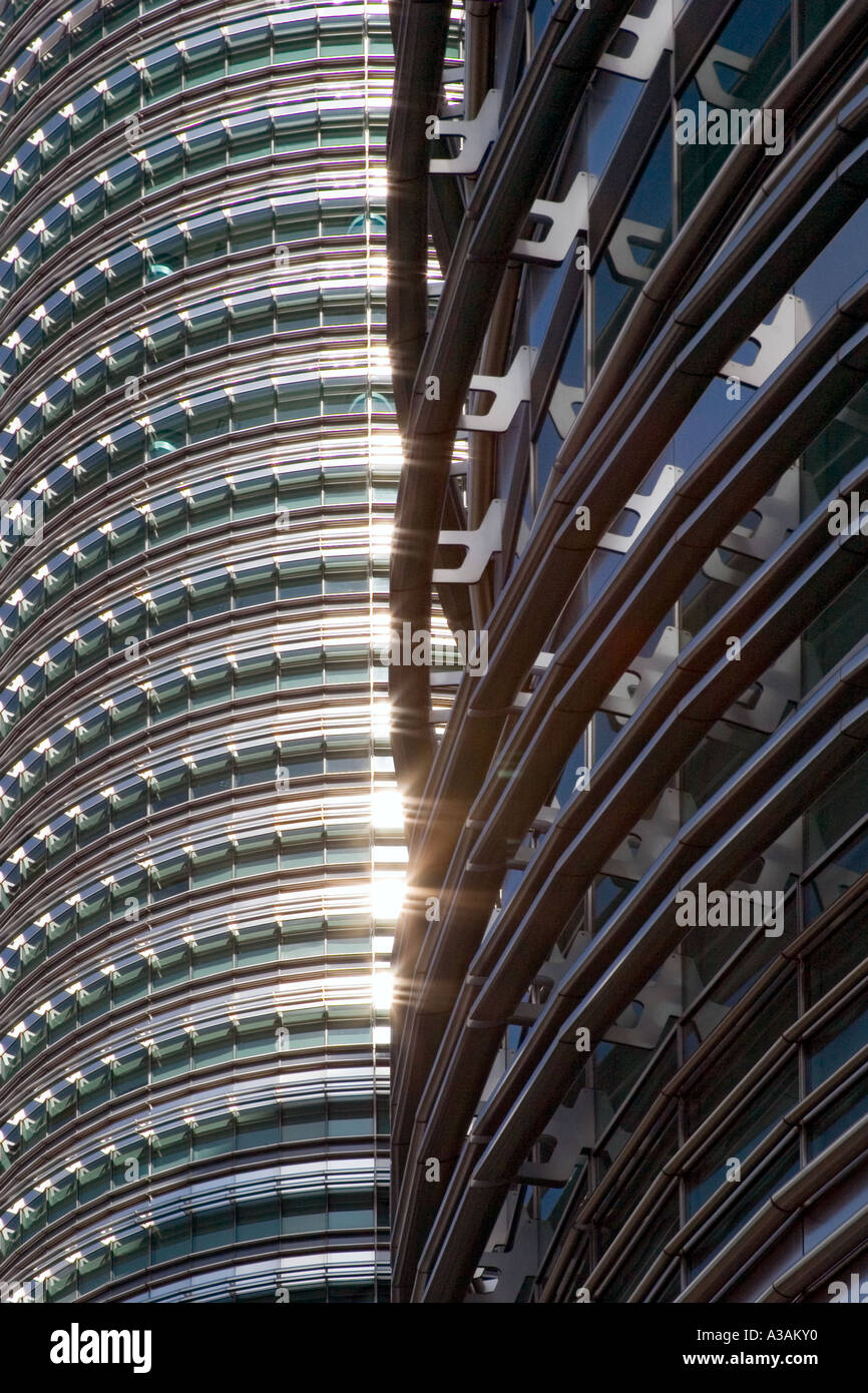 Section view of Petronas Towers Stock Photo - Alamy