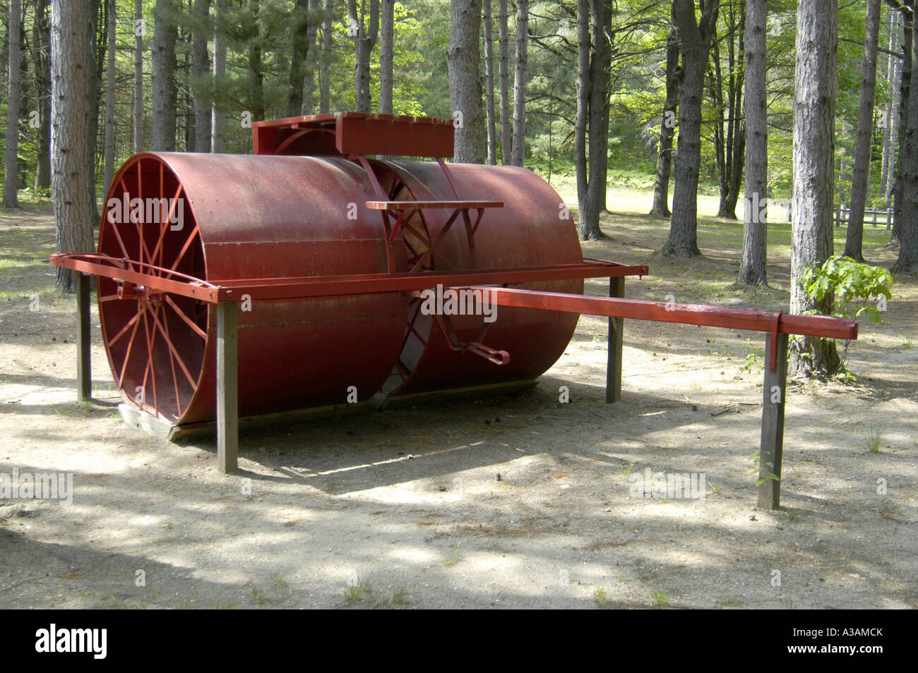 P20 106 Old Growth Forest, Antique Horse Drawn Log Roller, Hartwick ...