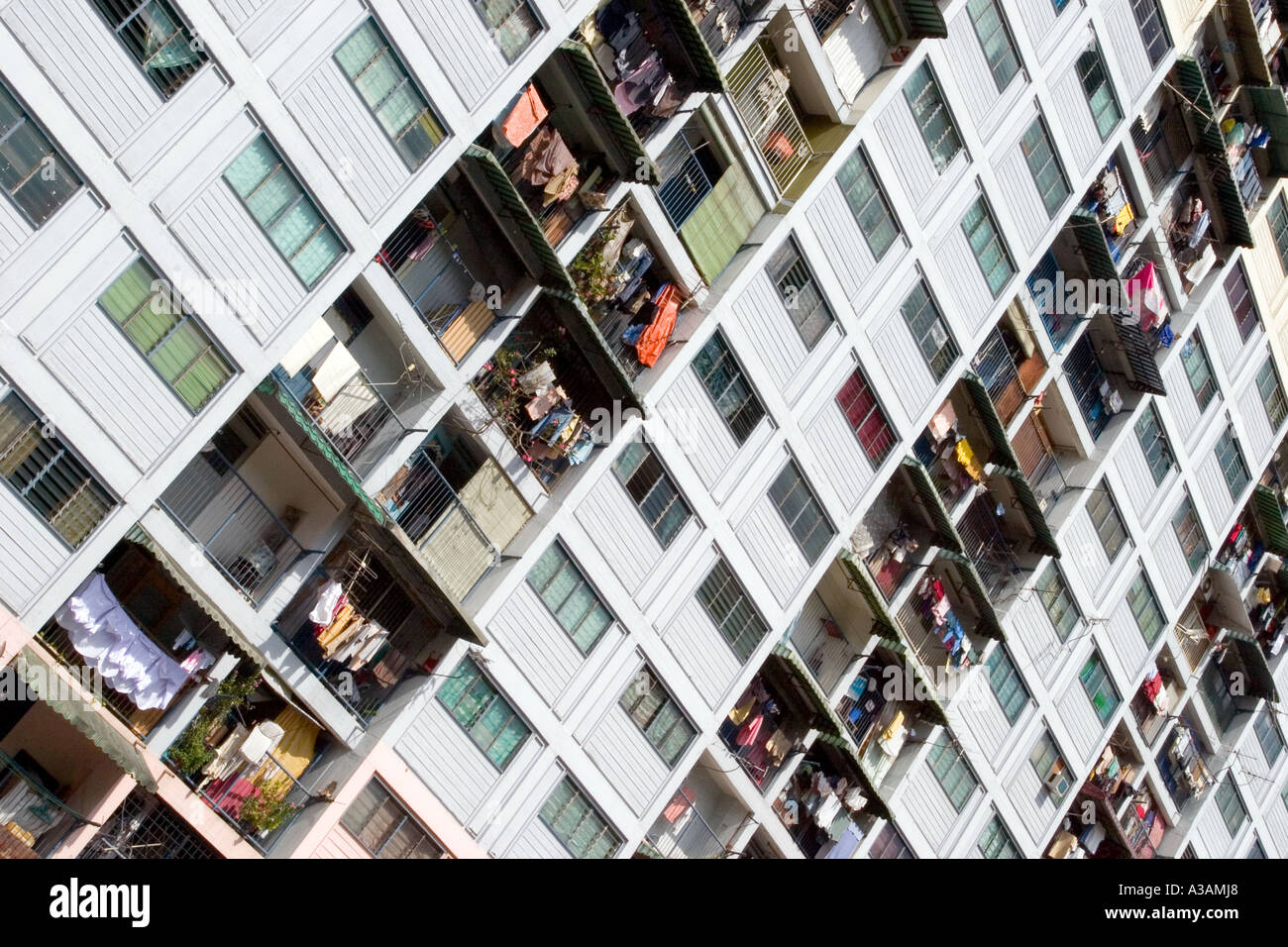 Tower block housing Kuala Lumpur Stock Photo - Alamy