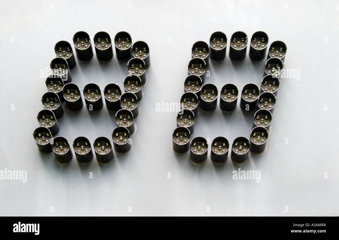 88 eight eight eighty eight number board illumination traffic control ...