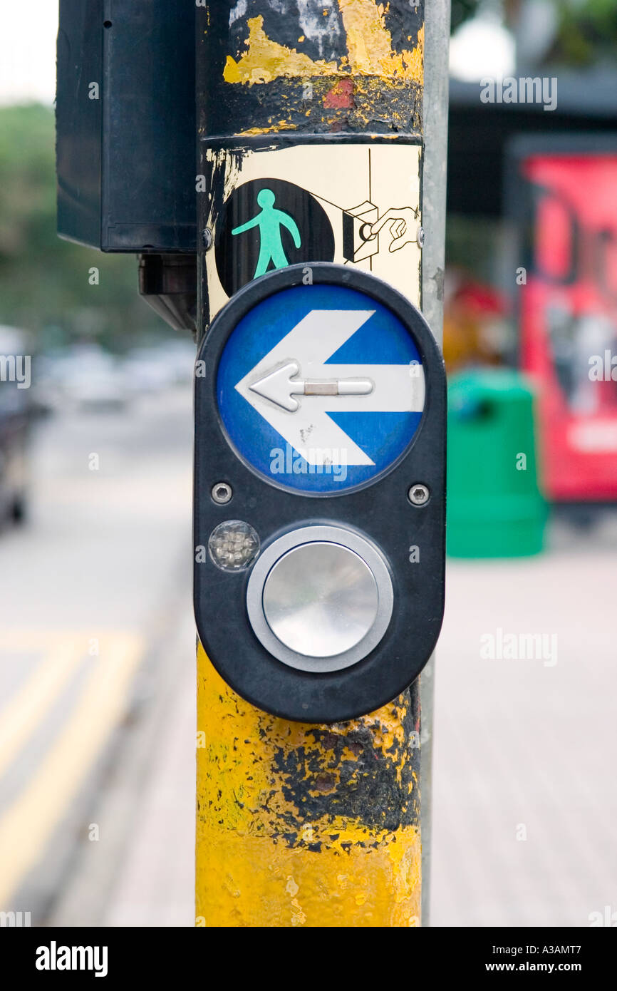 Pedestrian crossing control Stock Photo - Alamy