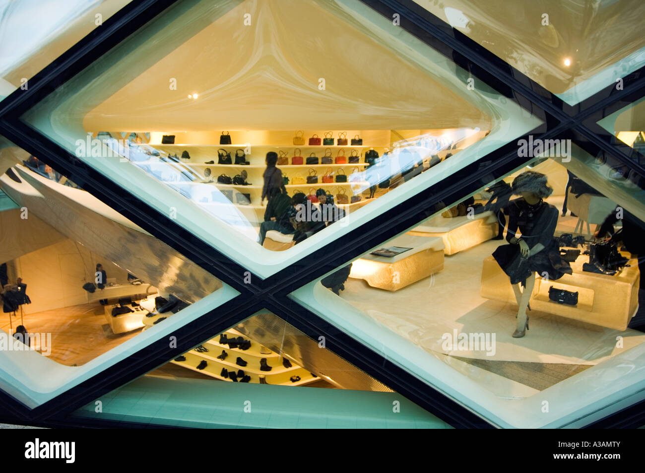 Prada Building in Omotesando Tokyo Japan Asia Stock Photo - Alamy