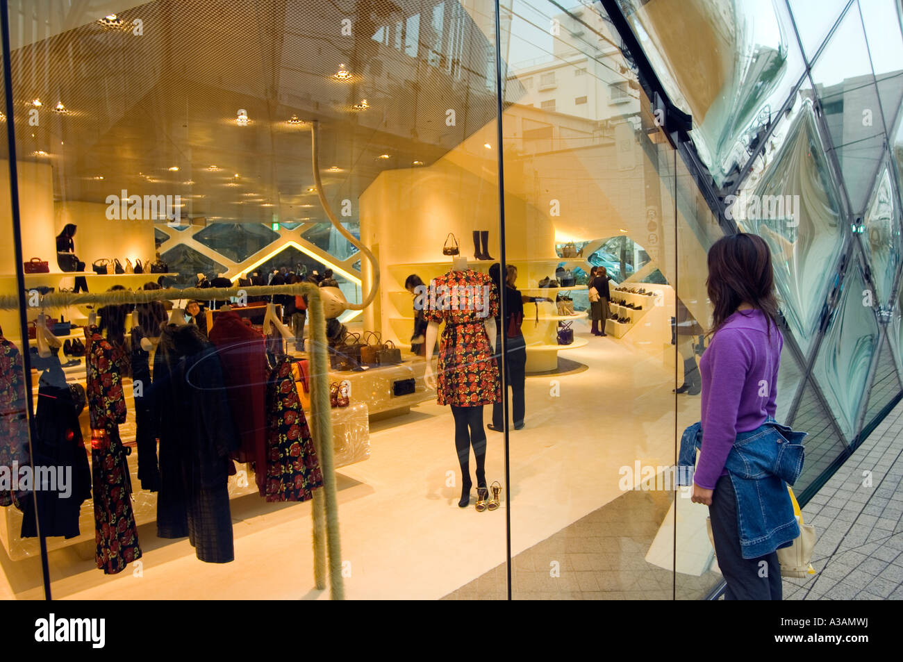 Prada tokyo interior hi-res stock photography and images - Alamy