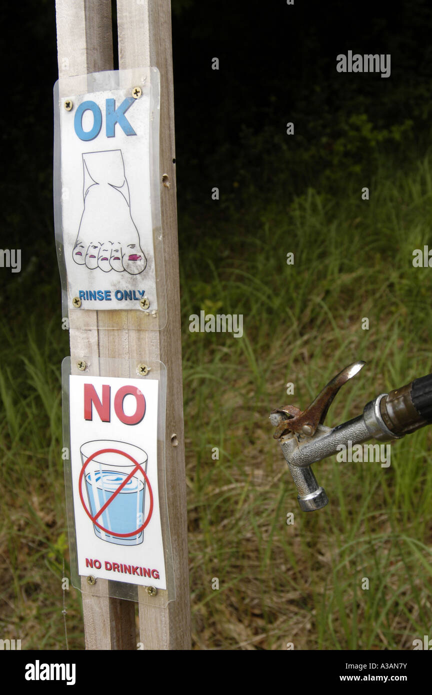 P22 068 Lake Michigan, Sign For Hose To Rinse Sand, Manistee MI, MR ...