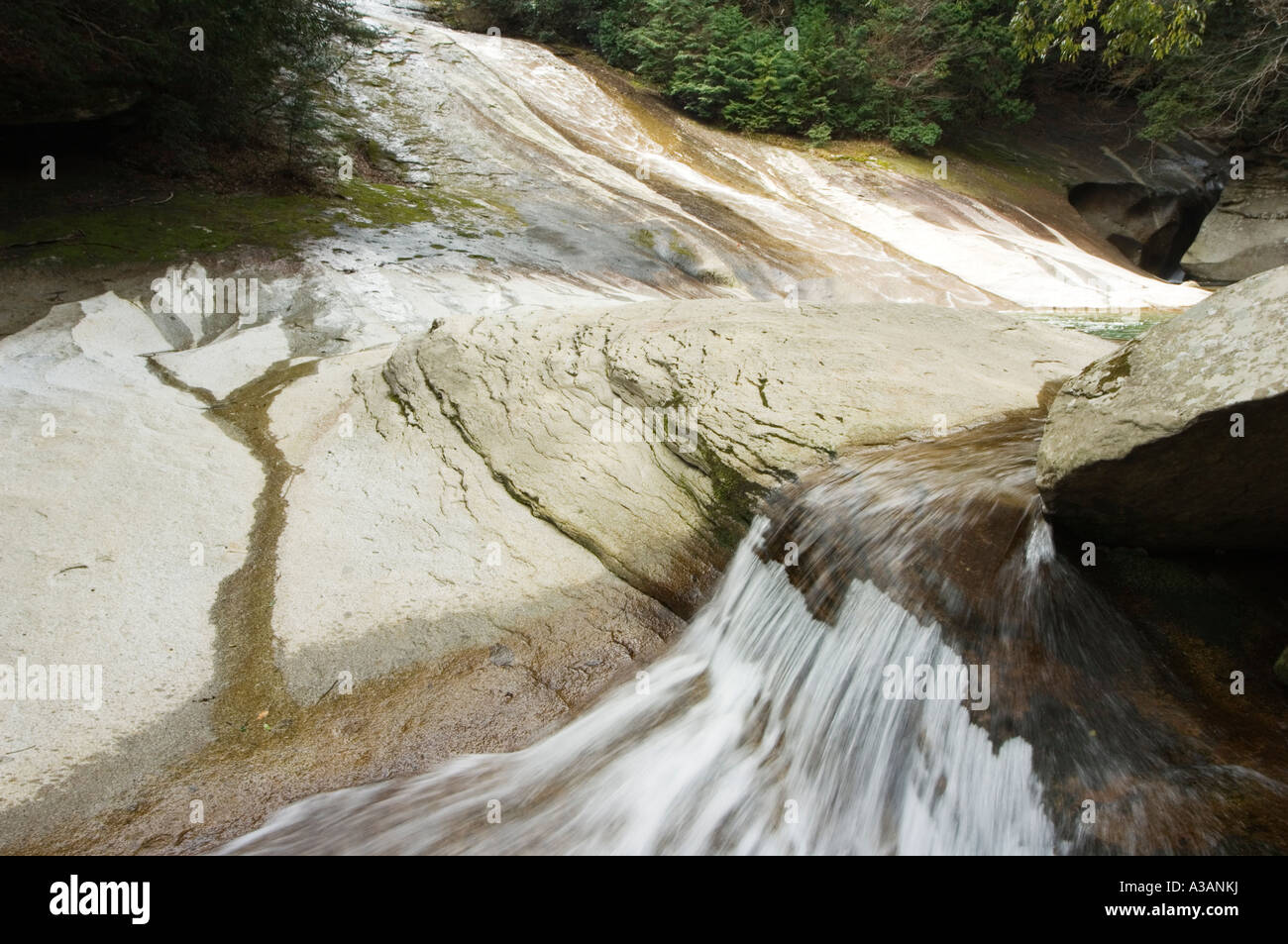 river and waterfall National Park Uwajima Ehime prefecture Shikoku ...