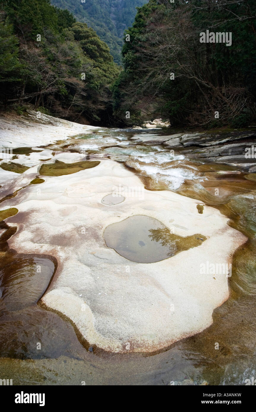river and waterfall National Park Uwajima Ehime prefecture Shikoku ...