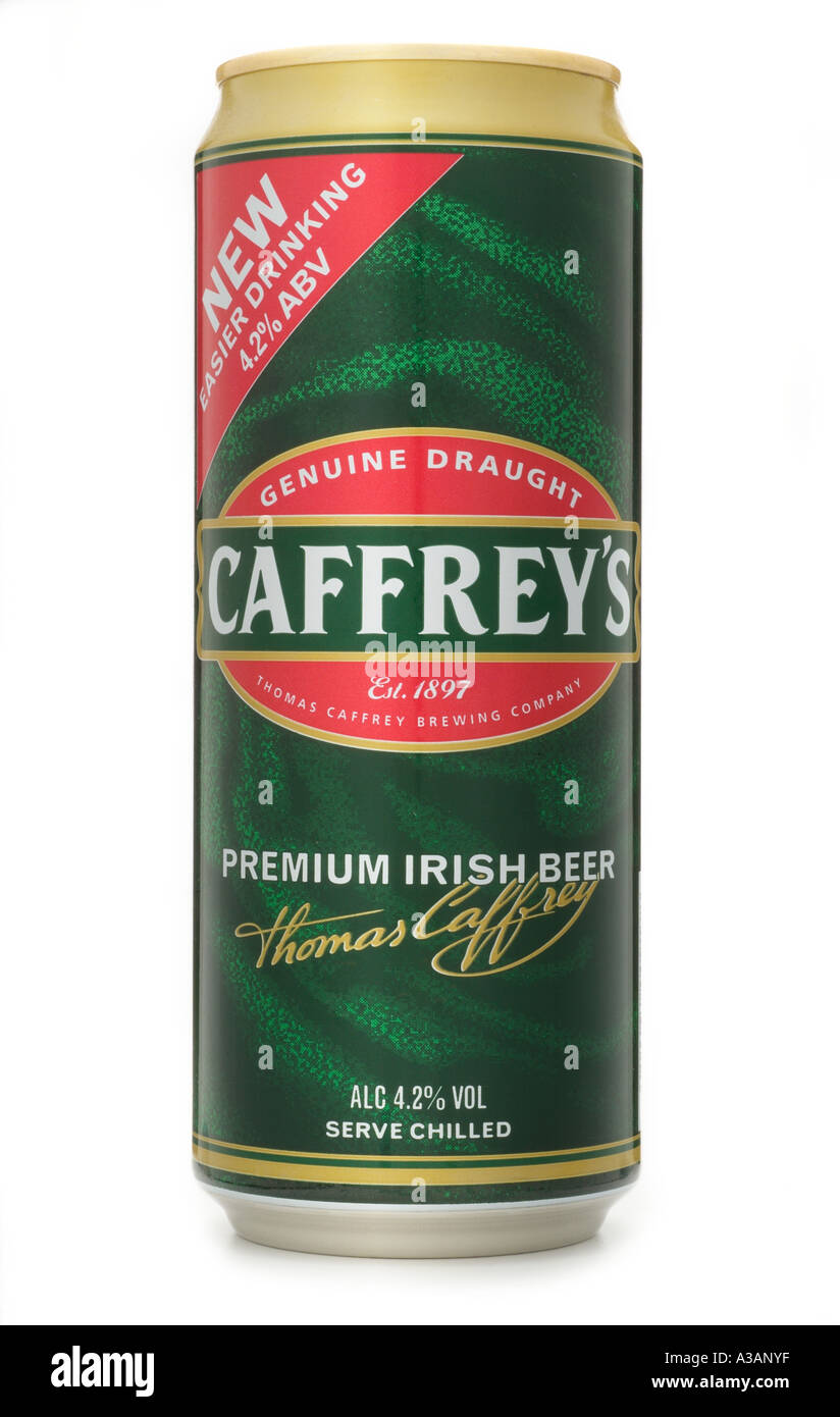 caffreys irish stout green Stock Photo - Alamy