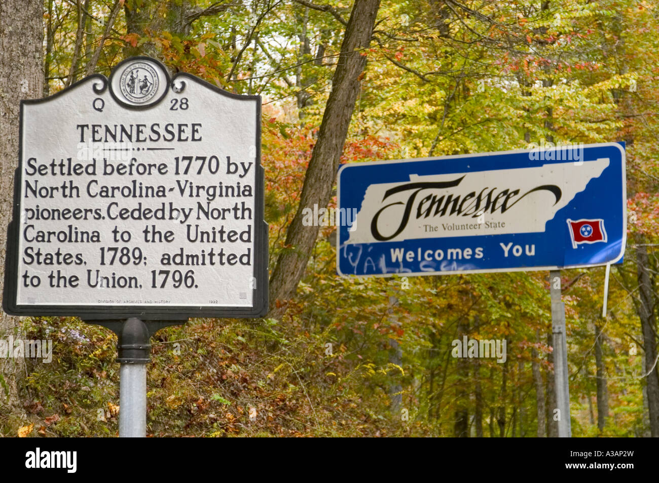 P25 101 Smoky Mountains, Tennessee, North Carolina State Line ...