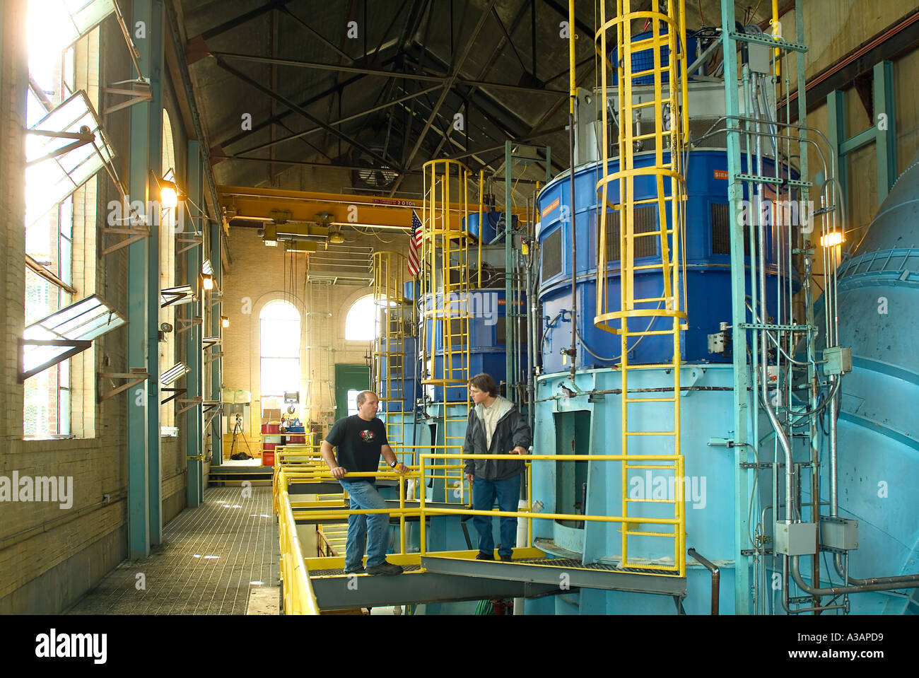 Power Generating Station at the Great Falls Paterson NJ Stock Photo - Alamy