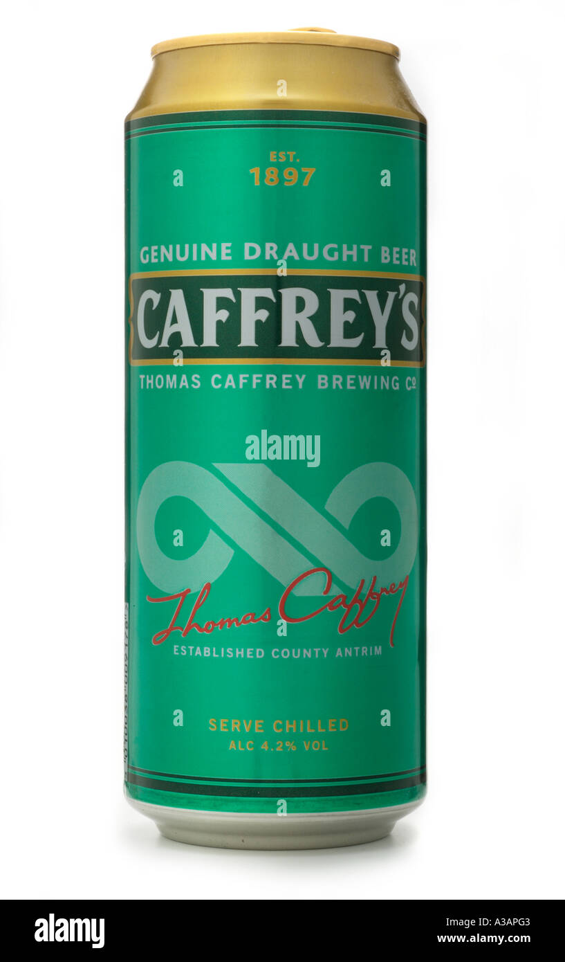 caffreys irish stout green Stock Photo - Alamy
