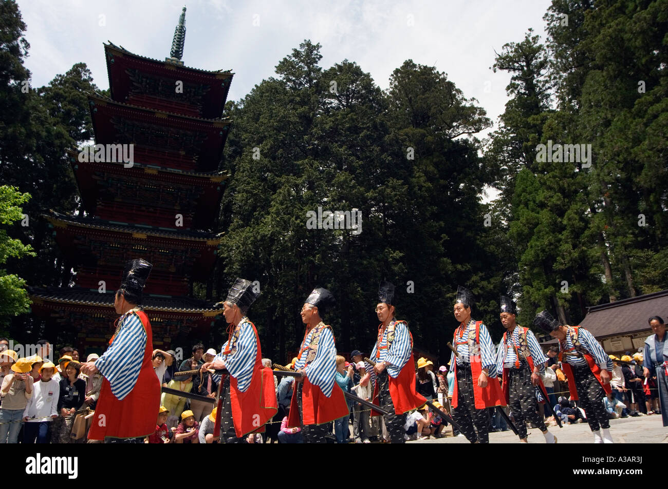 Fuedal Procession at Nikko Spring Festival Toshogu Shrine Nikko Tochigi ...