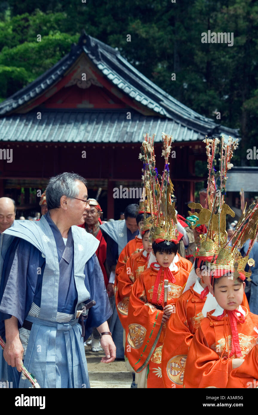 Fuedal Procession at Nikko Spring Festival Toshogu Shrine Nikko Tochigi ...
