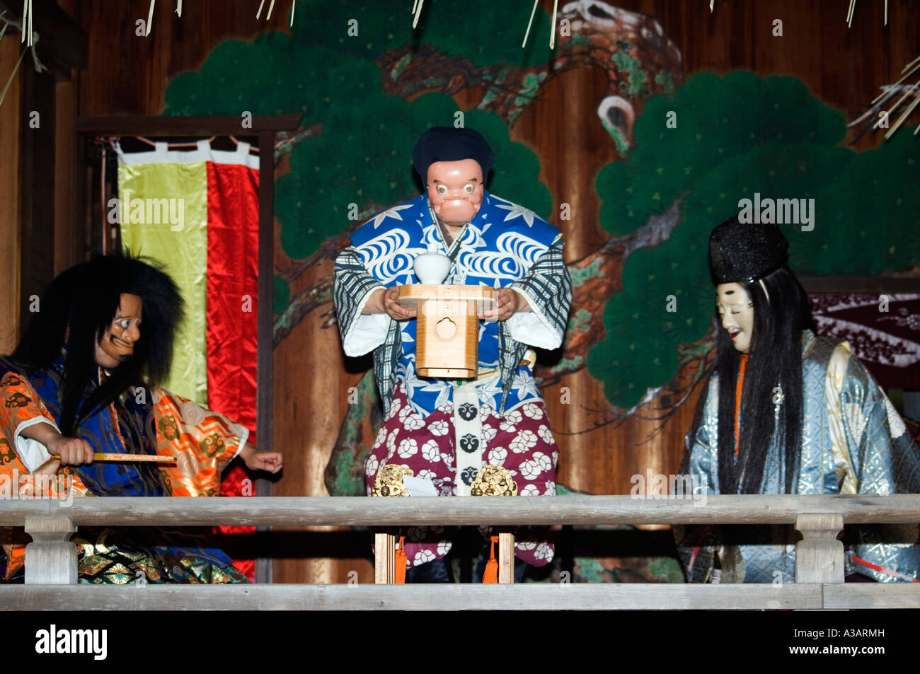 Kagura dance theater performance Annual Festival of Shitaya Shrine ...
