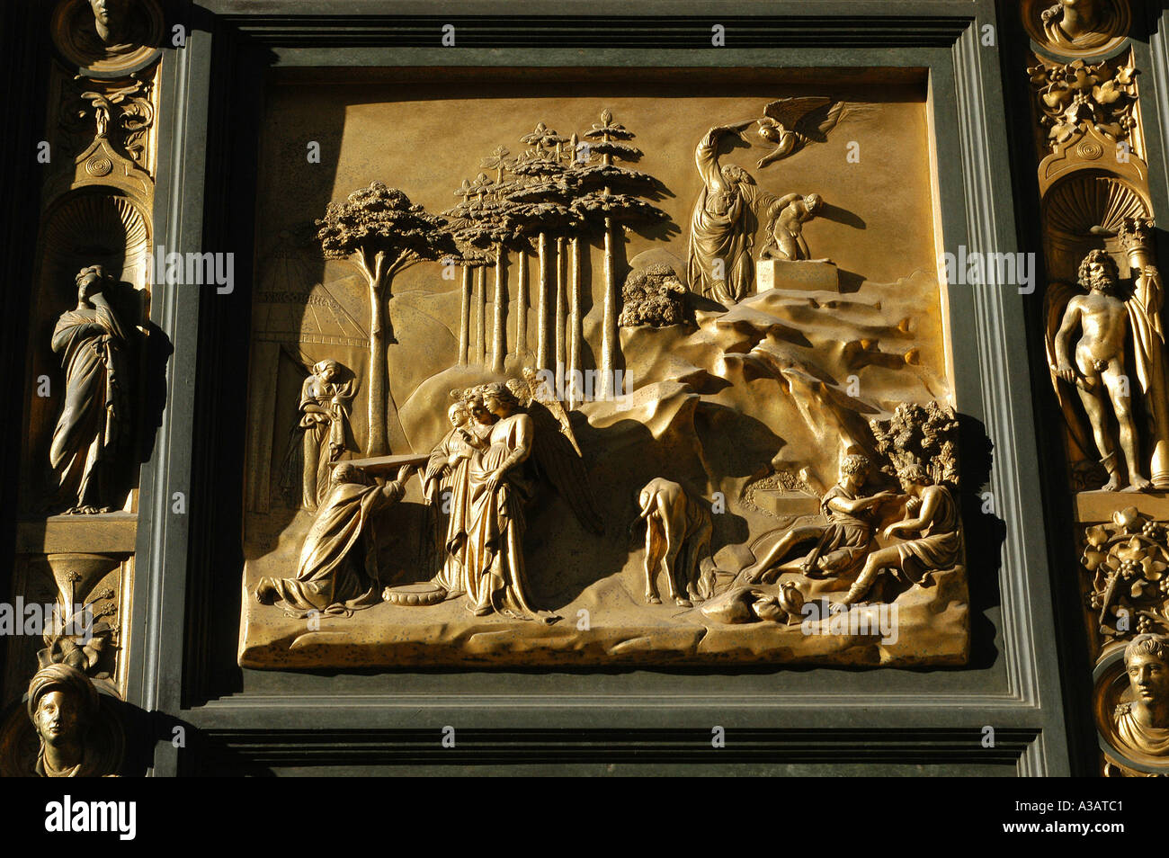 Gates of Paradise bas reliefs with Scenes from the Old Testament by ...