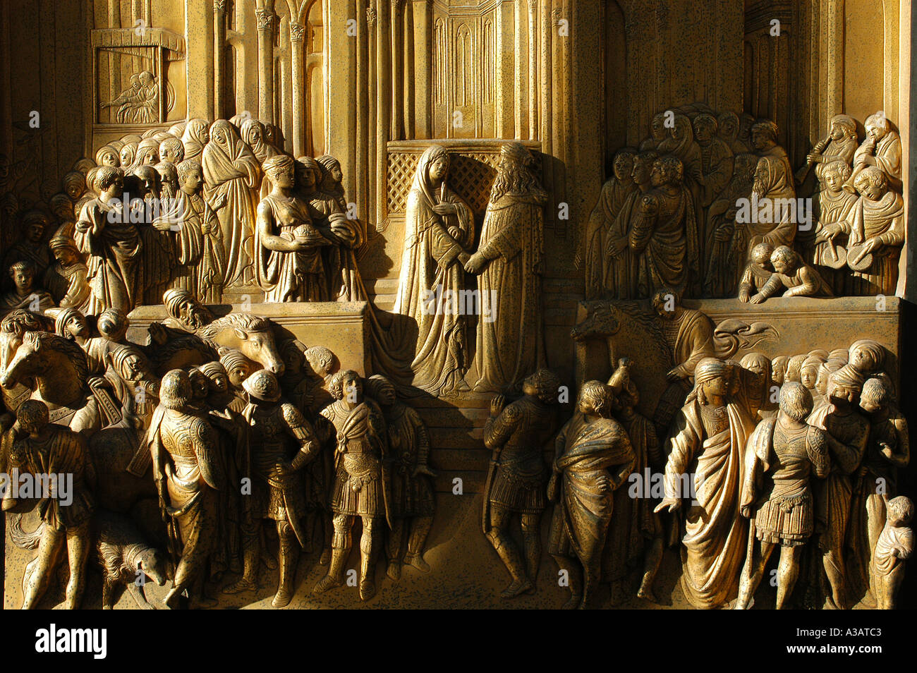 Gates of Paradise bas reliefs with Scenes from the Old Testament by ...