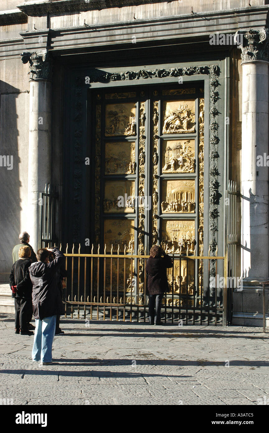 Gates of Paradise bas reliefs with Scenes from the Old Testament by ...
