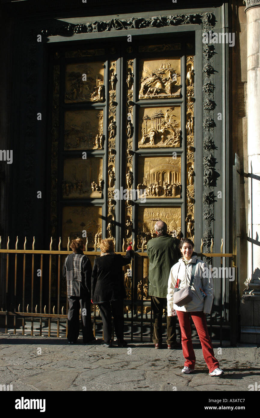 Gates of Paradise bas reliefs with Scenes from the Old Testament by ...