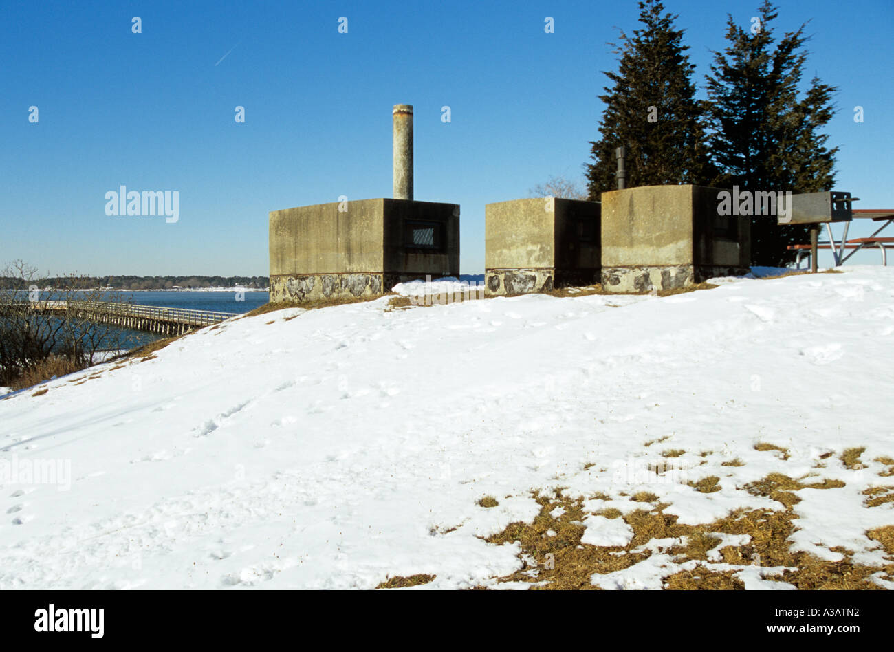 American Forts--Fort Foster New England Stock Photo - Alamy