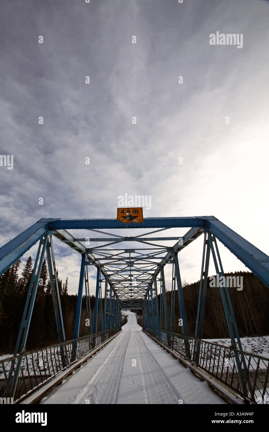 bridge over North Saskatchewan River Stock Photo - Alamy