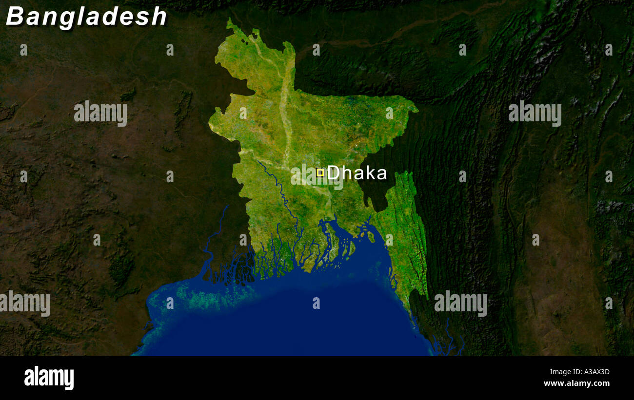 Dacca World Map