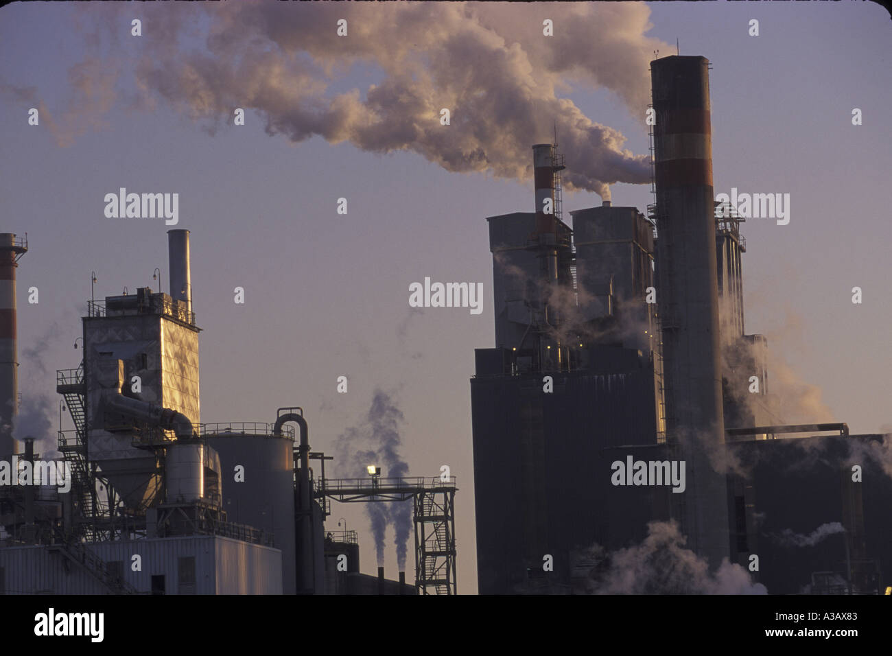 Air pollution suburban areas Zaragoza Spain pollution dump garbage ...