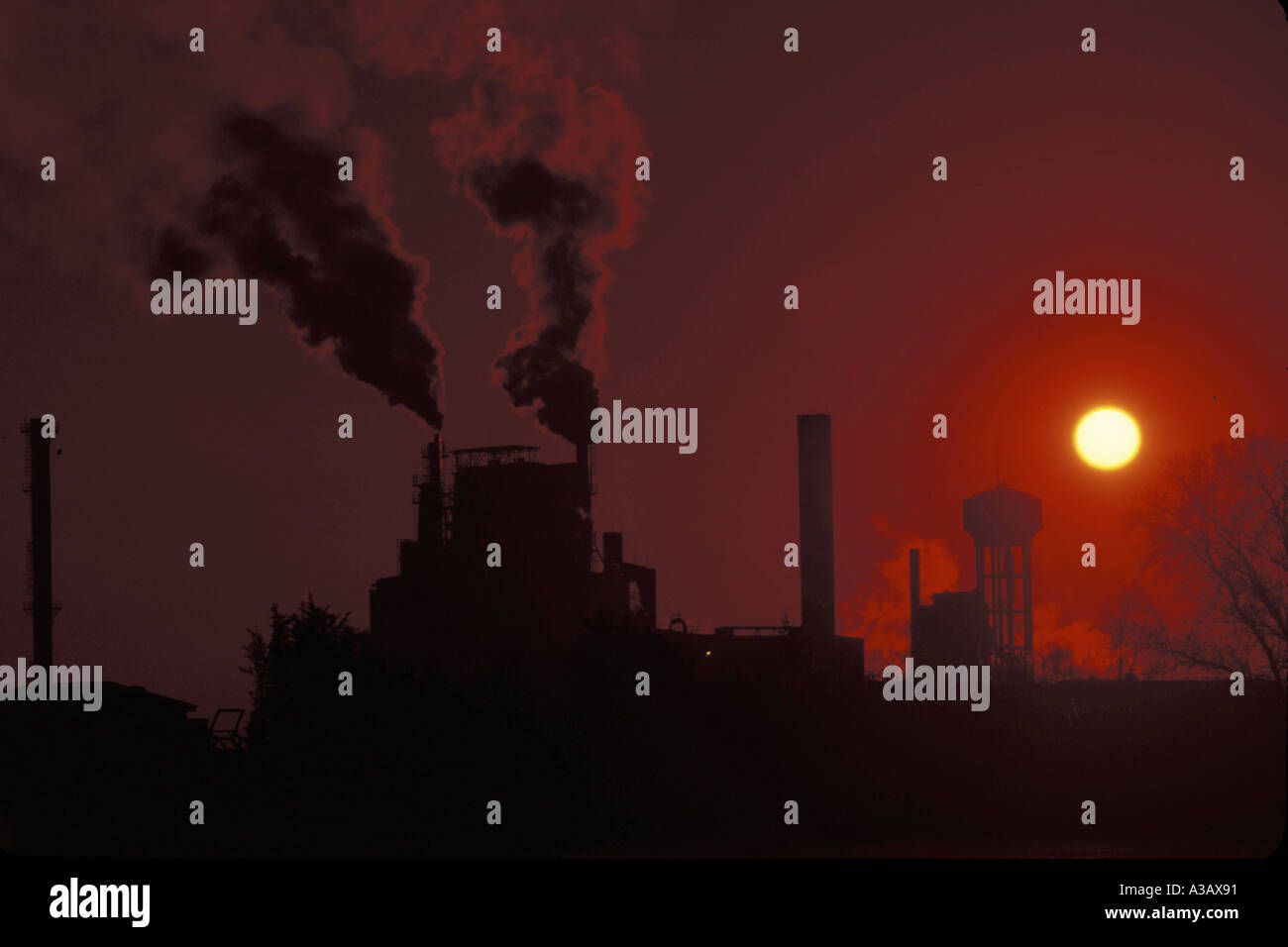 Air pollution suburban areas Zaragoza Spain pollution dump garbage ...