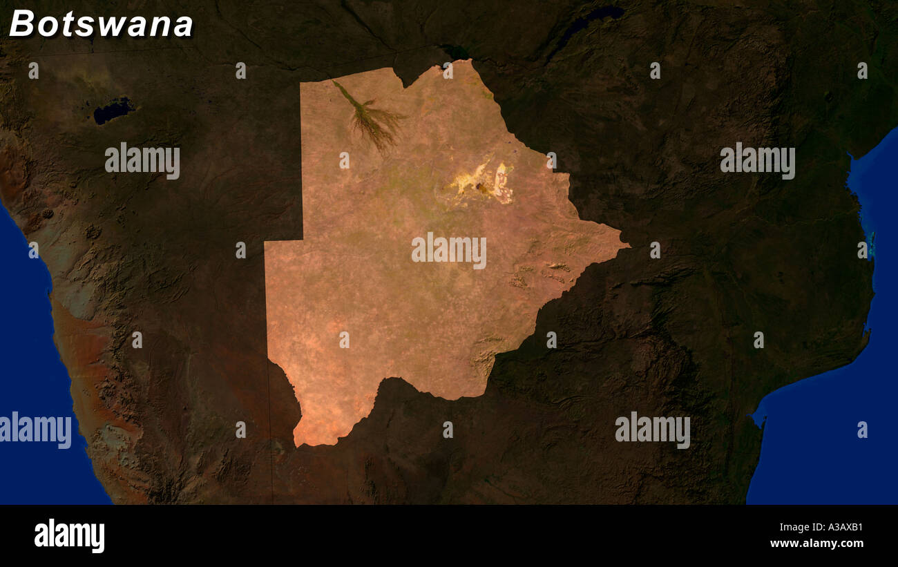 Maps of botswana hi-res stock photography and images - Alamy