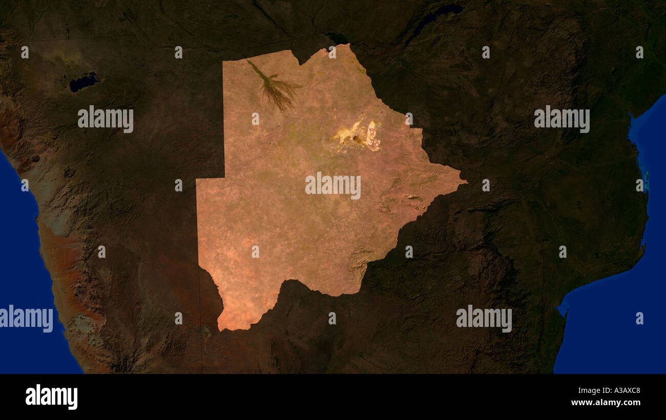 Maps of botswana hi-res stock photography and images - Alamy