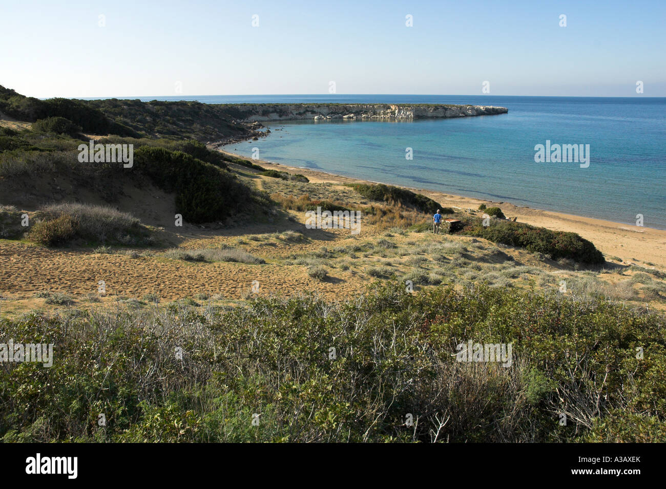 Cyprus. Lara turtle beach Stock Photo - Alamy