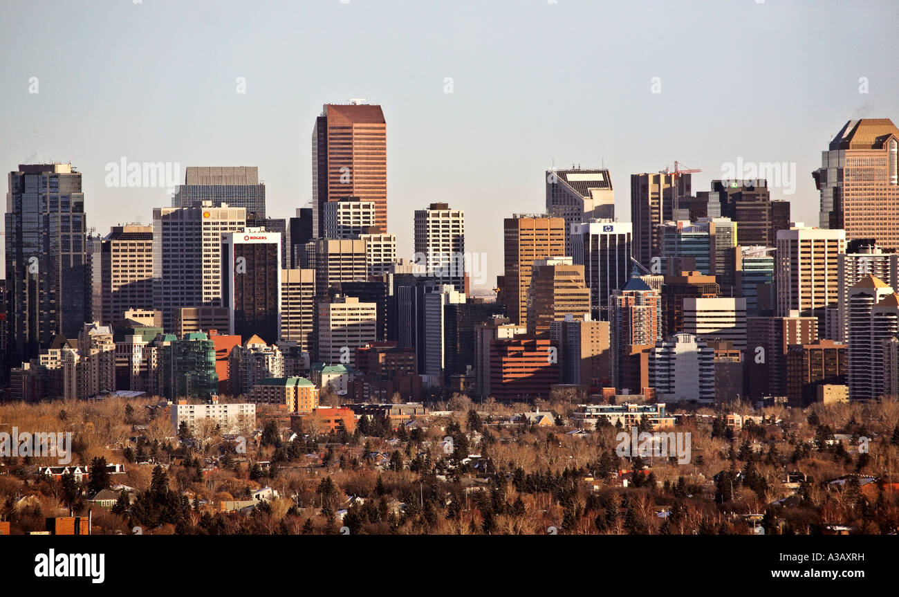 buildings in downtown Calgary Stock Photo - Alamy