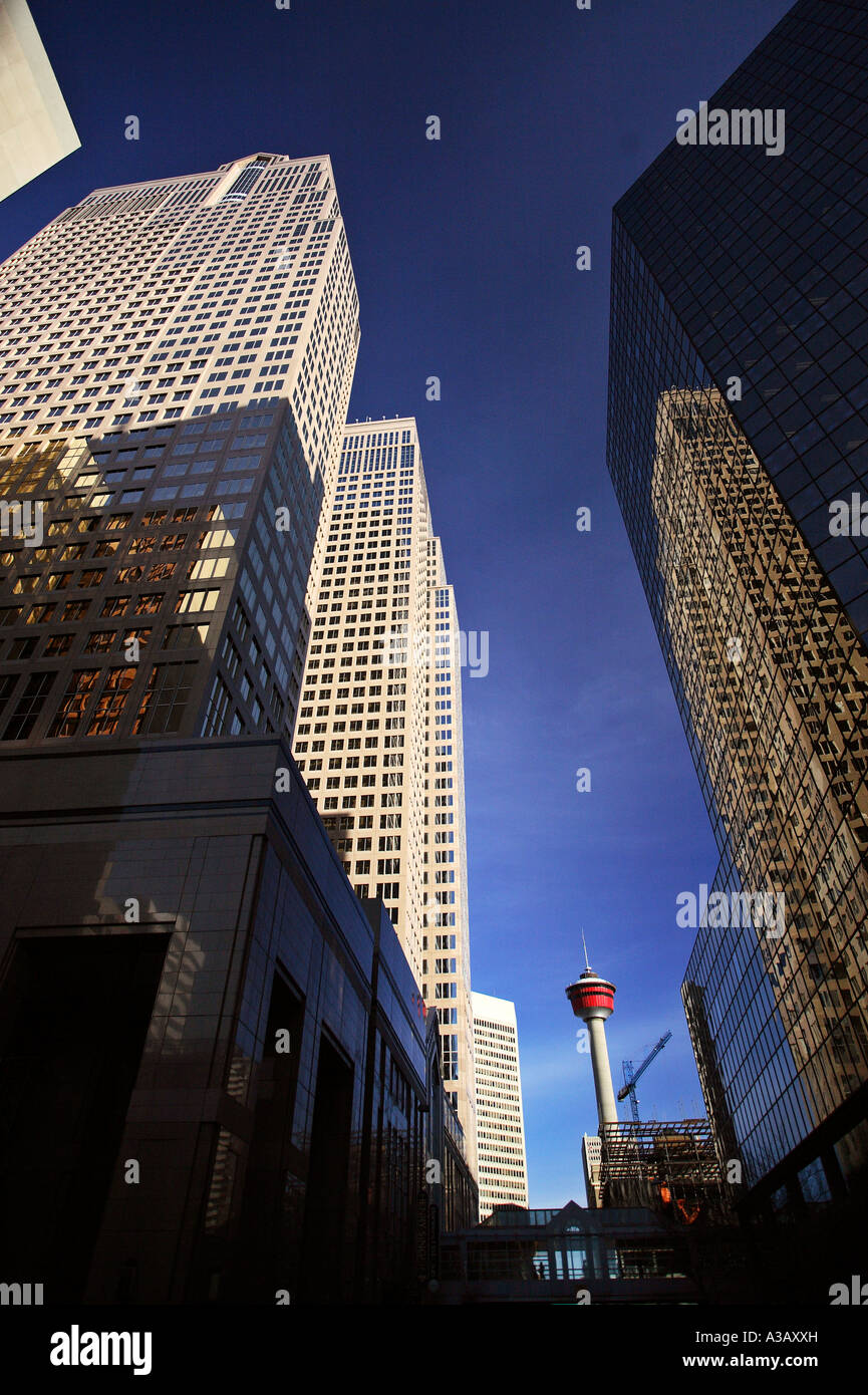buildings in downtown Calgary Stock Photo - Alamy