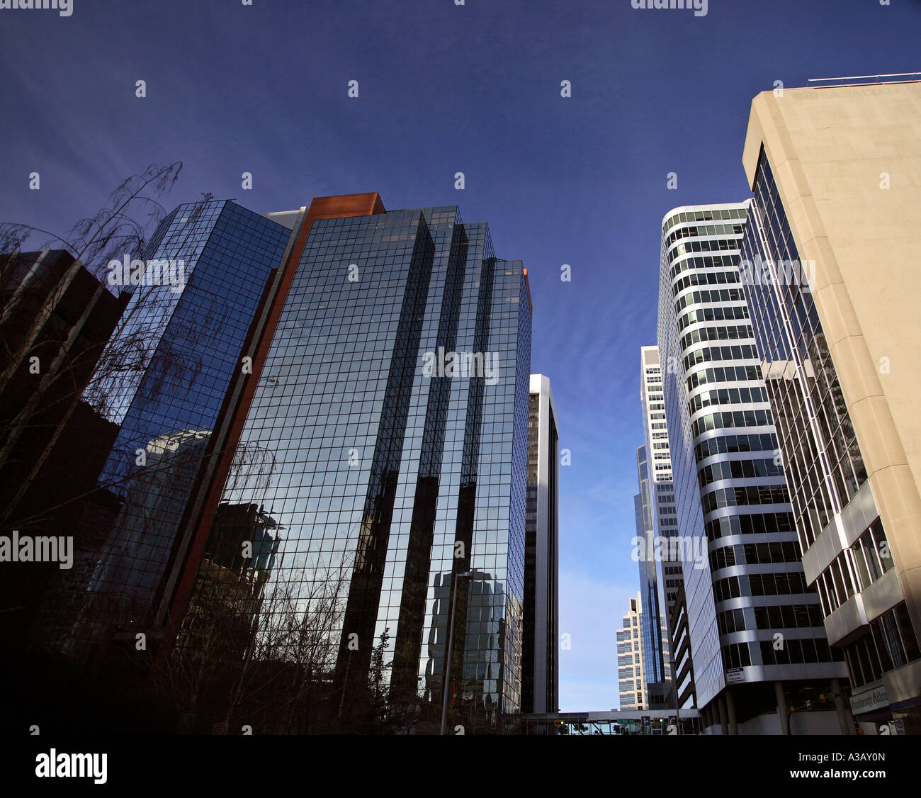 buildings in downtown Calgary Stock Photo - Alamy