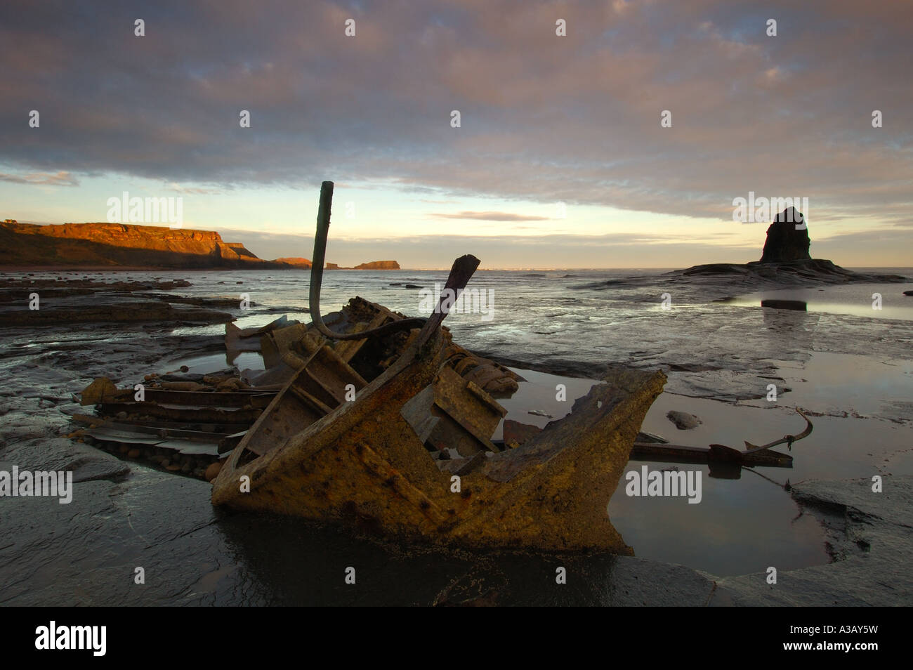 Saltwick Bay, Whitby Stock Photo - Alamy