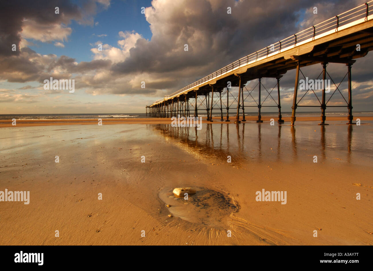 Saltburn Pier, Saltburn by the Sea, Cleveland Stock Photo - Alamy