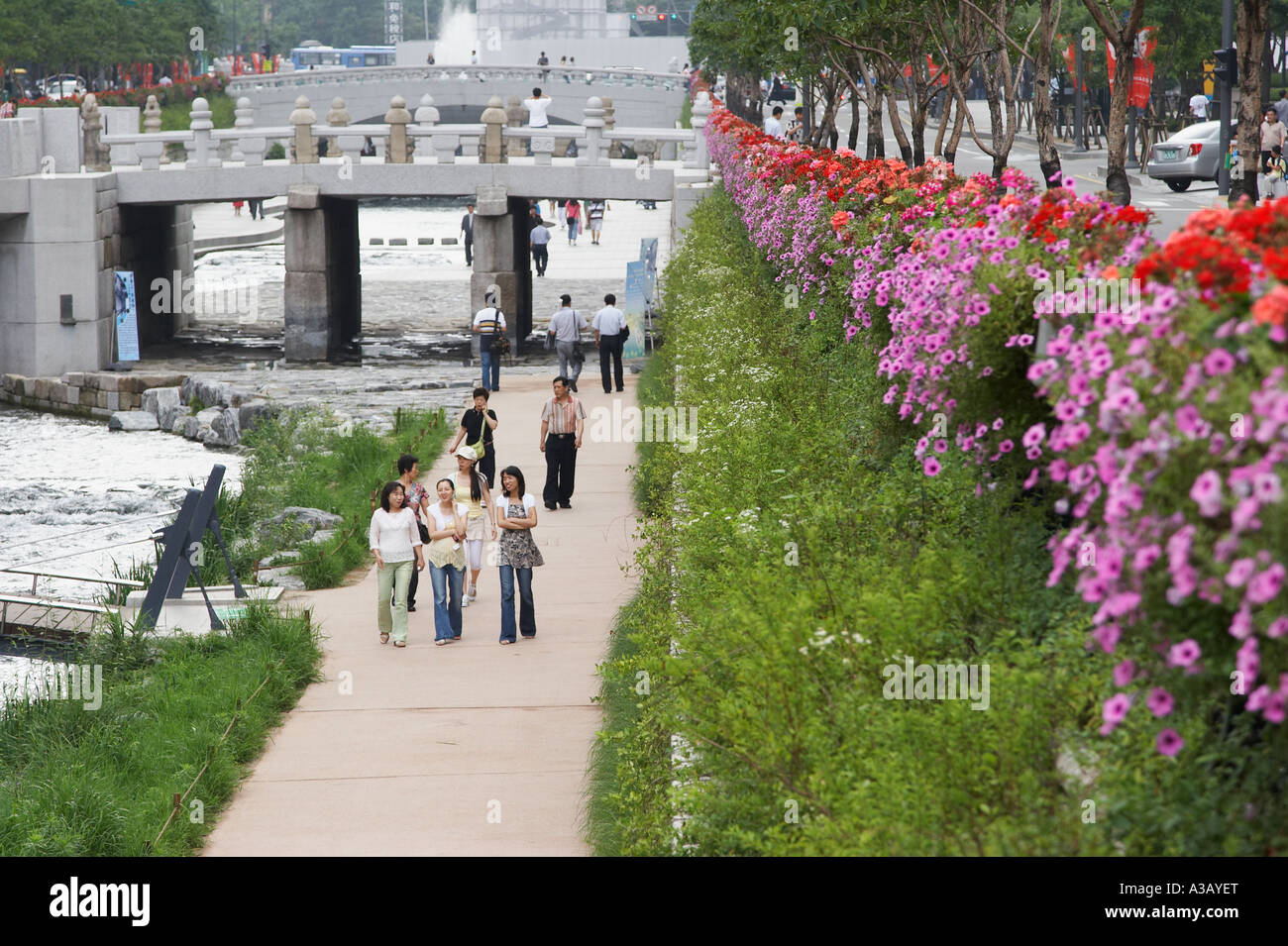 Cheonggyecheon river hi-res stock photography and images - Alamy
