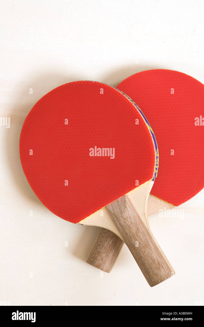ping pong rackets Stock Photo - Alamy