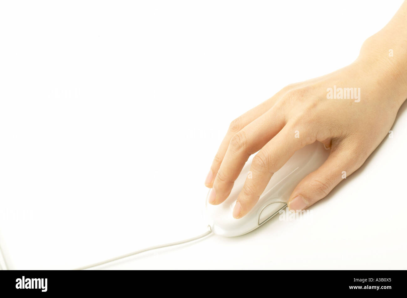 Person operating computer mouse hi-res stock photography and images - Alamy
