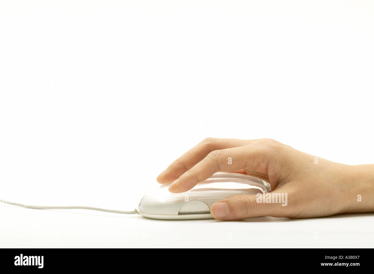 Person operating computer mouse hi-res stock photography and images - Alamy