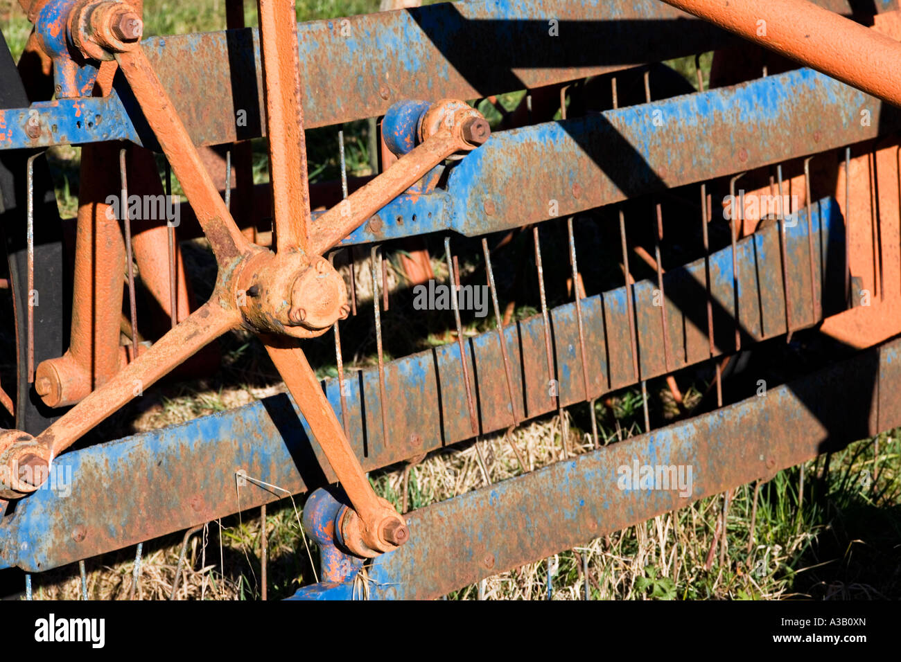 Harvester machine detail Stock Photo - Alamy